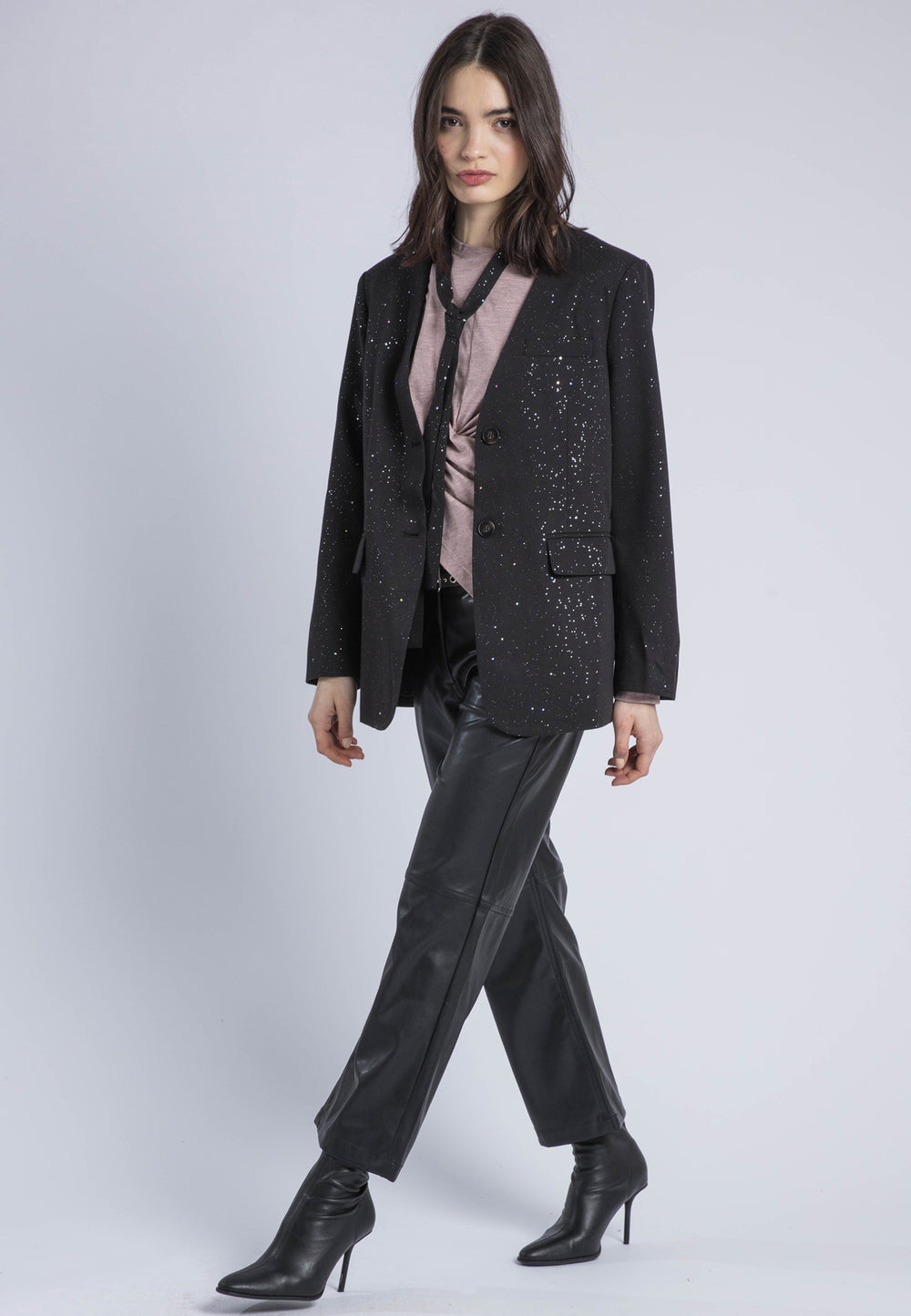 RELIGION Emily Black Blazer Jacket