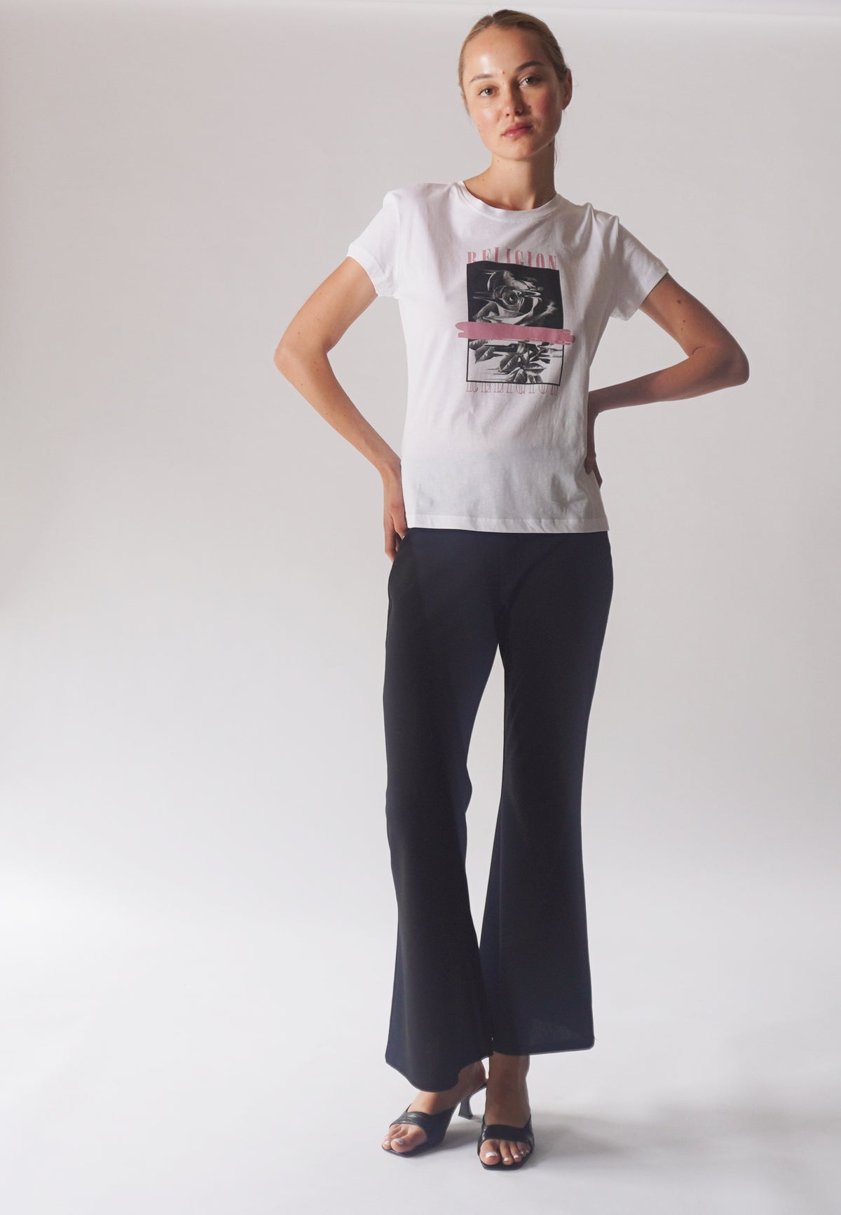 RELIGION Devotion Rose Graphic T-Shirt