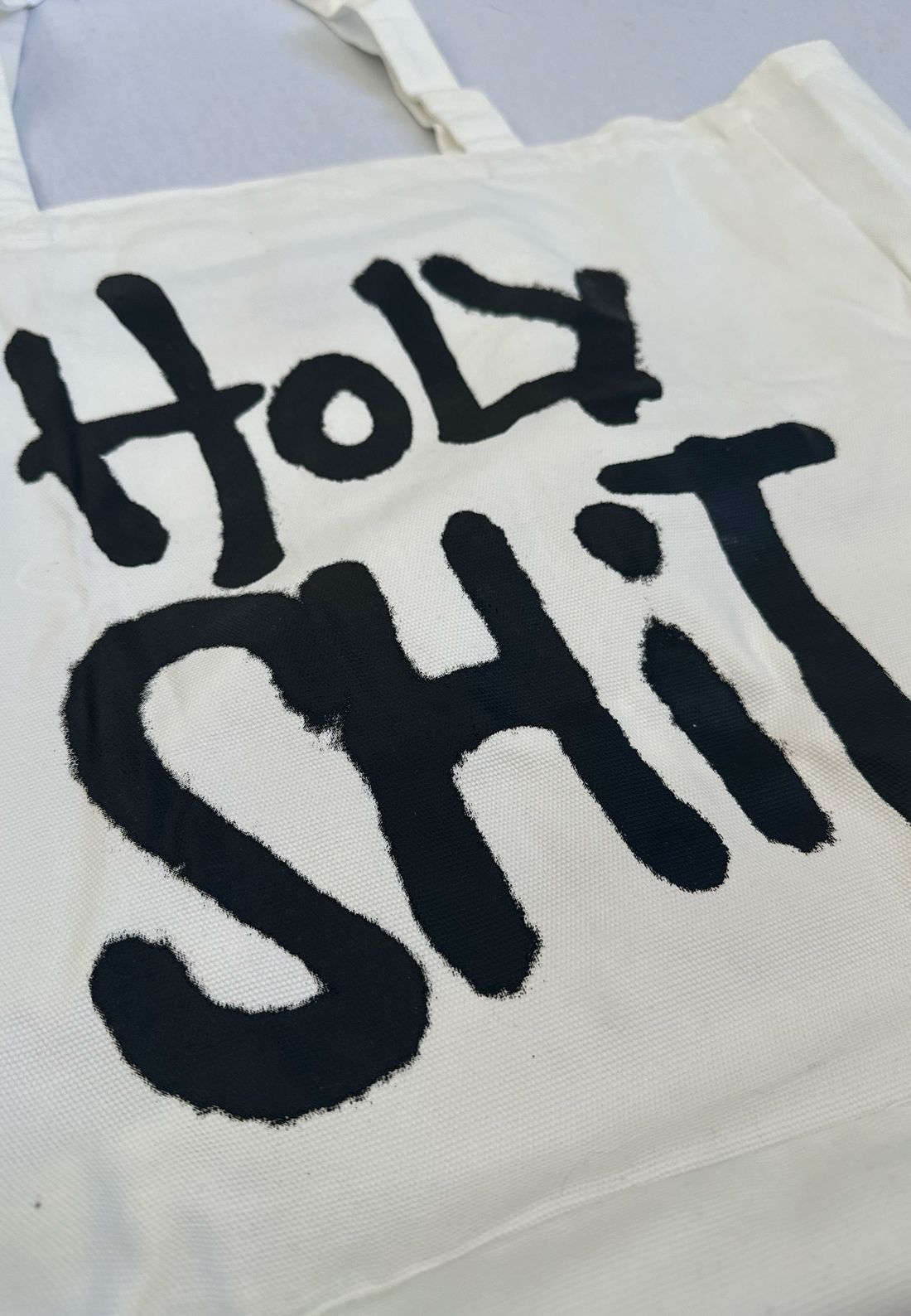 RELIGION Holy Shit Slogan White Bag