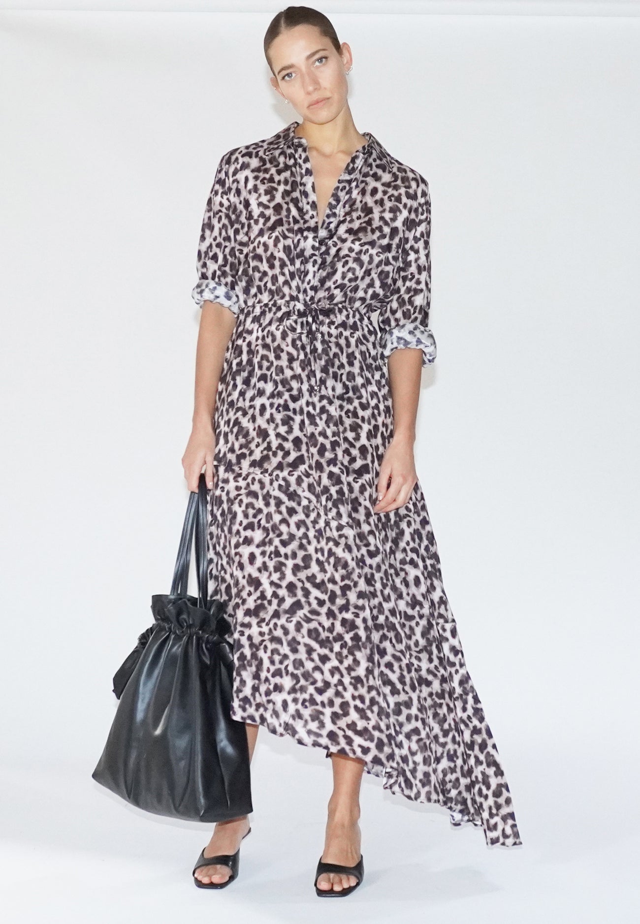 RELIGION Charisma Leopard Print Maxi Dress