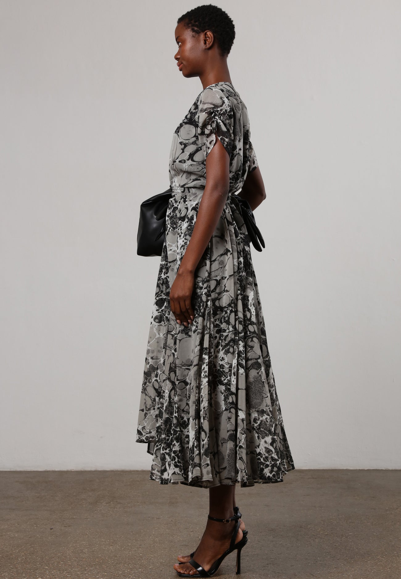 RELIGION Solstice Printed Wrap Maxi Dress